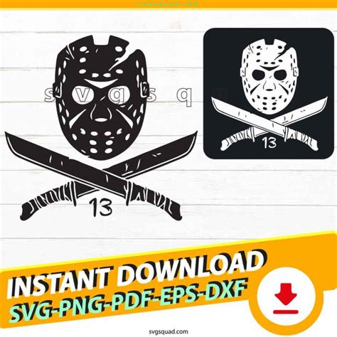 Jason Voorhees Stencil Printable
