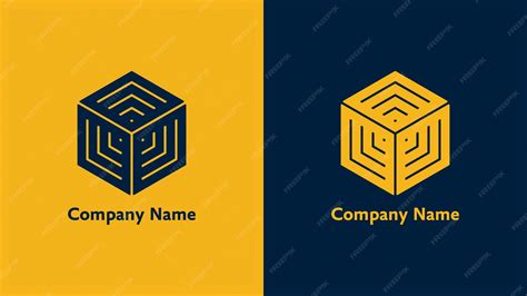 Premium Vector Premium Rectangular Logo