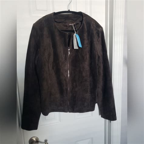 J Mclaughlin Jackets And Coats Jmclaughlin Mocha Brown Lara Suede