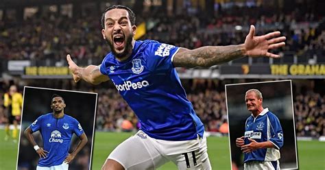 Theo Walcott Alongside Samuel Etoo In Unorthodox Everton Xi That