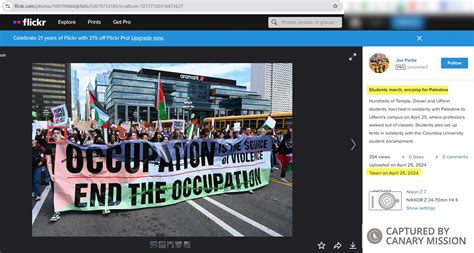 Isaac Walker Canary Mission