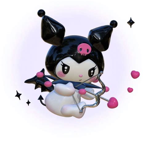 3d Kuromi Icon Pinterest Image Red Kuromi Png Kuromi Png