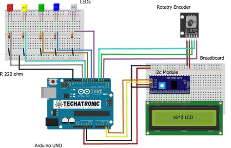Arduino With Led Project Using Rotatory Encoder Arduino Led Project