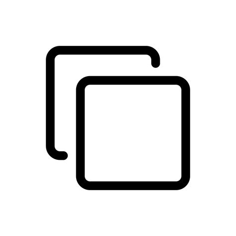 Copy Icon In Trendy Flat Style Isolated On White Background Copy