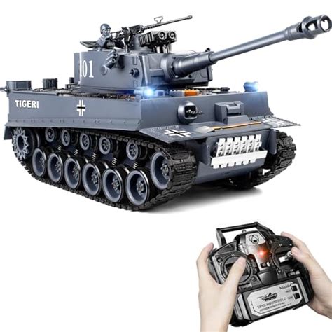 118 Remote Control Tank 24ghz Ww2 German Tiger Rc Tank Model Scale