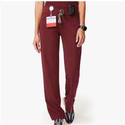 Figs Pants And Jumpsuits Figs Classic Scrub Bottoms In Burgundy Sz