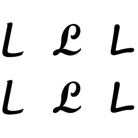 Printable Letter L Stencil Free Download And Print For You