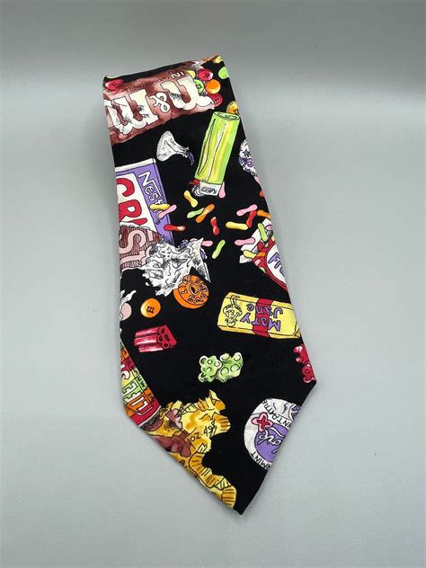 Nicole Miller Candy Necktie Novelty Silk Tie 58 Inches Long And 375