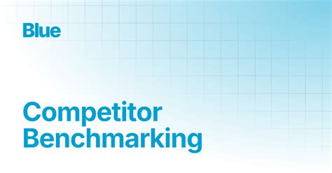 Competitor Benchmarking Standard Operating Procedures