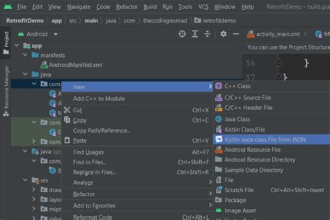 Generating Annotated Data Classes In Android Chipmunk Using Json To