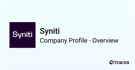 Syniti 2025 Company Profile Team Funding And Competitors Tracxn