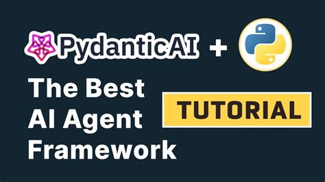 Build An Ai Agent With Pydanticai The Best Ai Agent Framework Python Tutorial Youtube