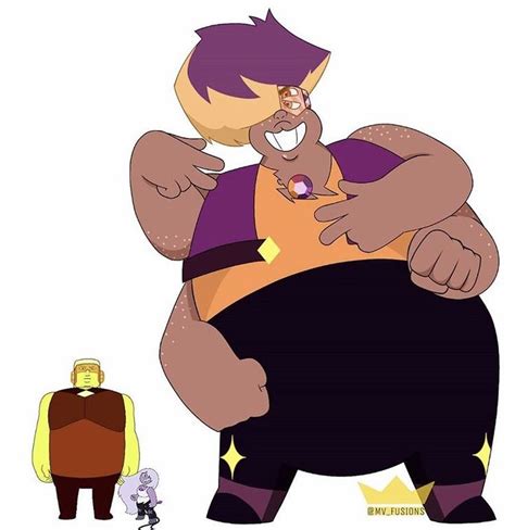 Amethyst And Zopaz Ammetrine Steven Universe Human Fusion Ametrine