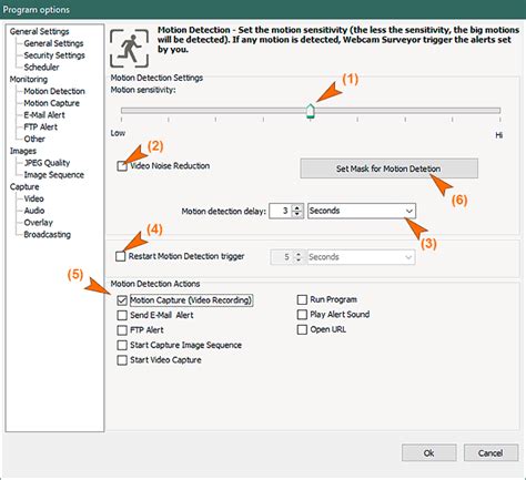Webcam Motion Detection Software Webcam Surveyor