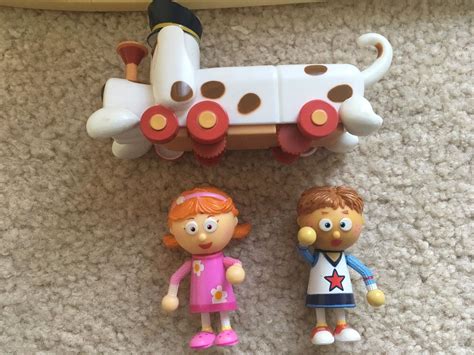 Tickety Toc Clockhouse Tommy Tallulah And Pufferty Train Retired Toy