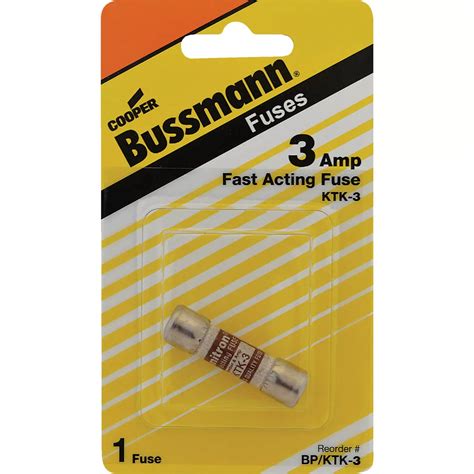 Bussmann 3a Limitron Ktk Cartridge Heavy Duty Cartridge Fuse True