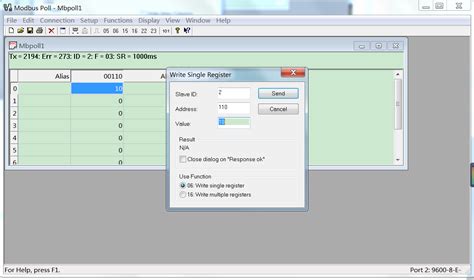 C Nmodbus Modbus Slavemodbus Poll