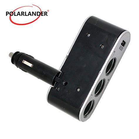 Auto Socket Adapter 3 Port Way 12v For Universal U Grandado