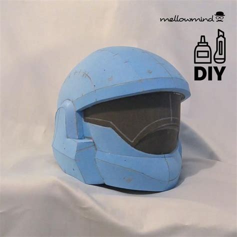 Digital Item Printable Pdf File Eva Foam Templates For Halo Odst Inspired Helmet Ideal If