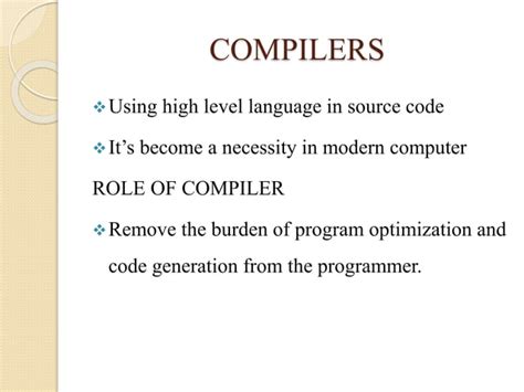 Parallel Language And Compilers Ppt
