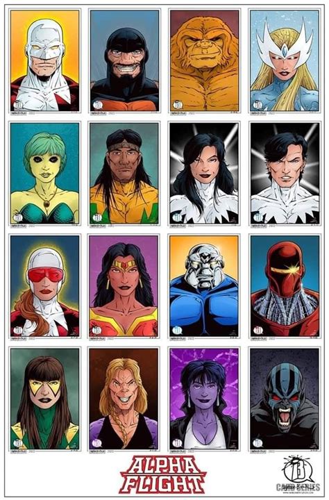 Pin By Guilherme Henrique On Heróis Alpha Flight Marvel And Dc