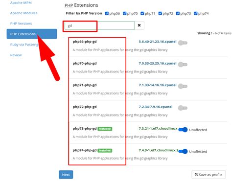 How To Enable Gd Php Extension For All Php Versions In Cpanelwhm