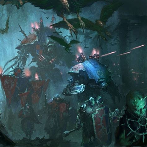Warhammer 40k Chaos Knights Cover Jaime Martinez Artofit