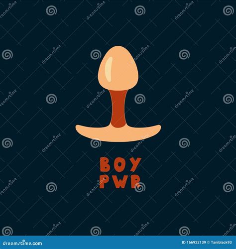 Flat Vector Illustration With Sex Toy And Text On The Bottom Design Element For Adult Stores
