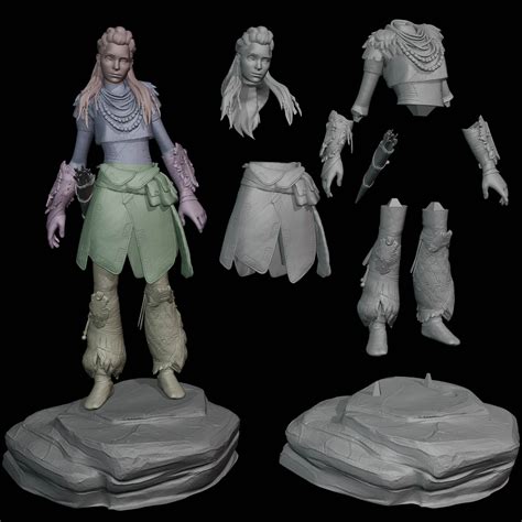Aloy Horizon 3d Model By Moogar