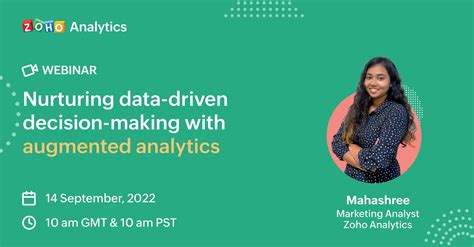 Webinar Alert Nurturing Data Driven Decision Making With Augmented Analytics