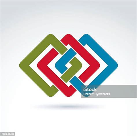 Ikon Abstrak Simbol Abstrak Elemen Desain Grafis Vektor Ilustrasi Stok