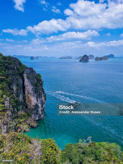 Panoramic View To Phang Nga Bay With Beautiful Scenery From Hong Island