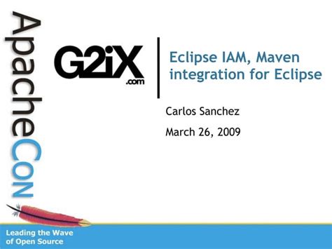 Eclipse IAM Maven Integration For Eclipse PPT