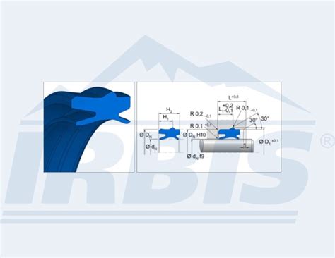 Манжета пневматическая 25x35x107 Aunipsl Fst