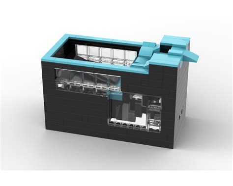 Lego Moc Sloped Stepper Gbc Module By Pinwheel Rebrickable Build