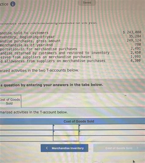 Solved Enter The Summarized Activities In The Two T Accounts