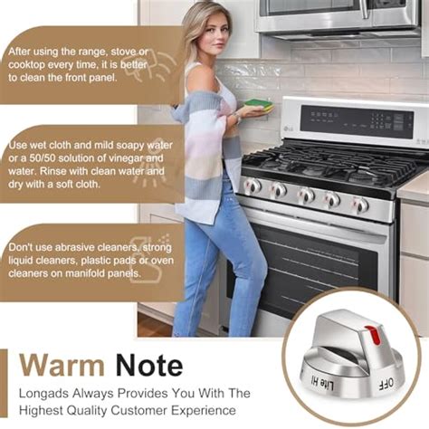 Dg64 00473a Upgraded Gas Stove Knobs Replacements Compatible With