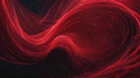 Premium Photo Red Color Abstract Trapcode Form Digital Particle Wave