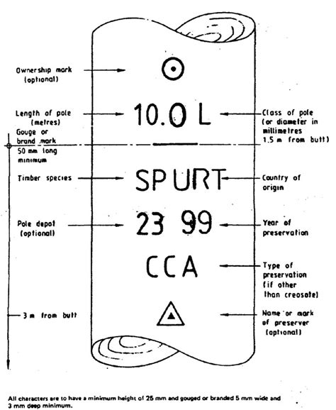 Power Pole Size Chart At Maddison Schmidt Blog