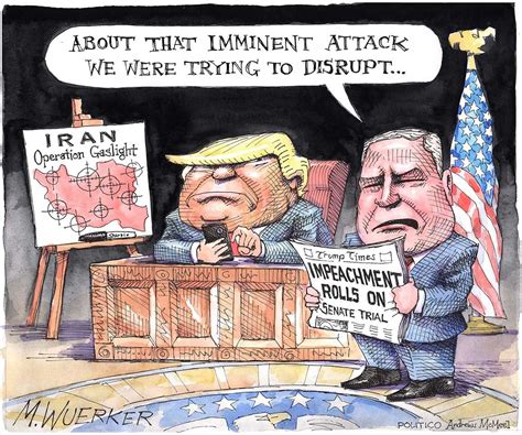 Worlds Cartoonists On This Weeks Events Trump And Iran Politico