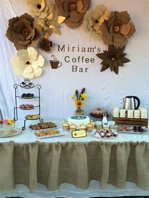 Coffee Bar Coffee Theme Party Coffee Themed Party Coffee Bar Party