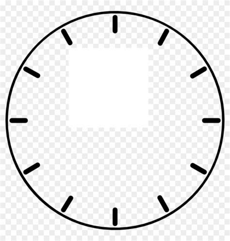Blank Analogue Clocks Clock Face No Hands Clip Art Blank Analogue