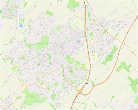 Letchworth Modern Atlas Vector Map Boundless Maps