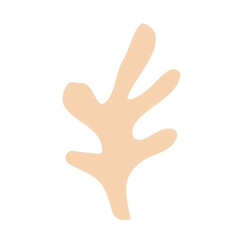 Premium Vector The Silhouette Logo Of An Algae Or Coral Seaweed An