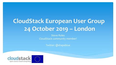 Cloudstack News Ppt