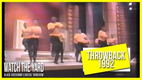 Watch This Throwback Alpha Phi Alpha Step Show From 1992