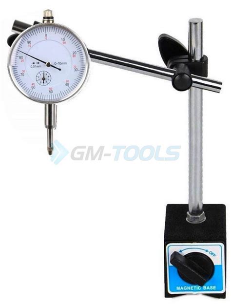 Dial Test Indicator Dti Clock Gauge Magnetic Stand Tdc Base Precision