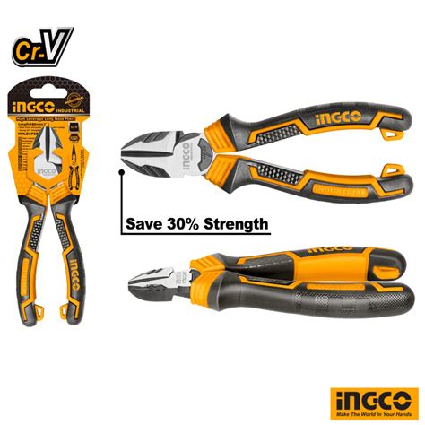 Ingco Highleverage Heavy Duty Diagonal Cutting Pliers 7 Toollk
