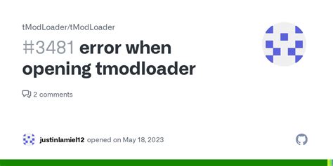 error when opening tmodloader · issue 3481 · tmodloader tmodloader