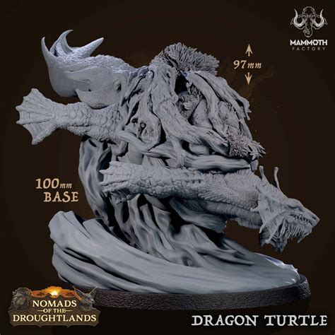 Dragon Turtle Dnd Mini Dungeons And Dragons Turtle Miniature Dnd Dragon